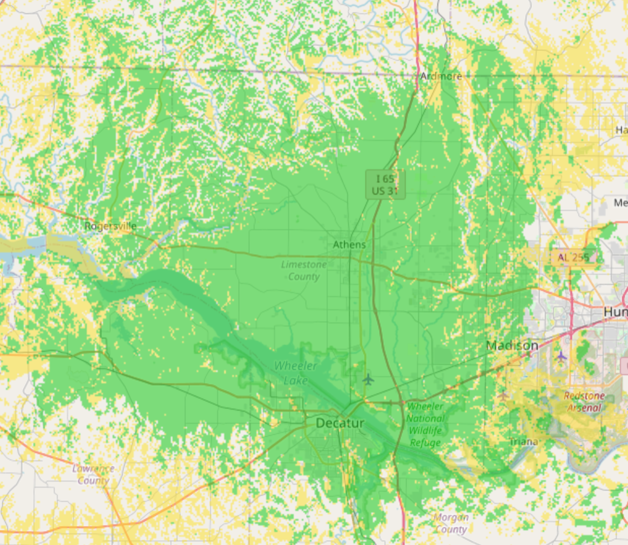 462.575 Limestone Co., Athens - North Alabama GMRS